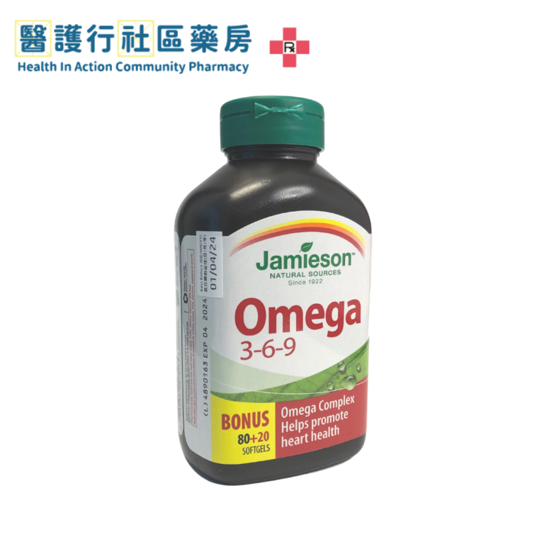 Jamieson Omega 3-6-9 (100粒) - 醫護行社區藥房