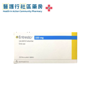 Entresto (Sacubitril/Valsartan) 100mg Tab (HK-65318) - 醫護行社區藥房