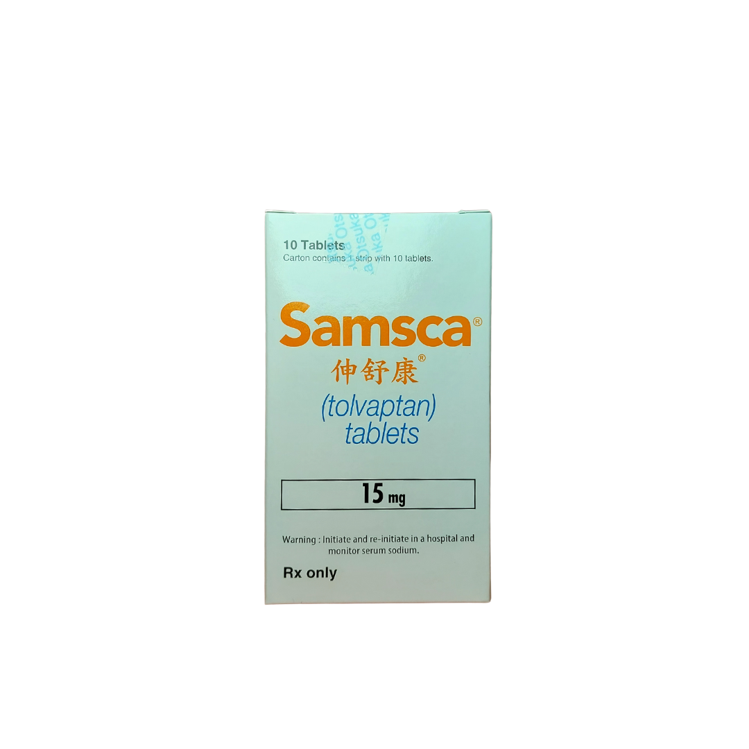 Tolvaptan (Samsca) 15mg Tab 伸舒康 (HK-59910) - Health In Action Community ...